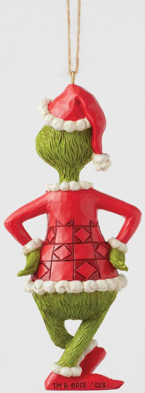 GRINCH WITH HANDS ON HIPS ORNAMENT – Copper Canyon Christmas