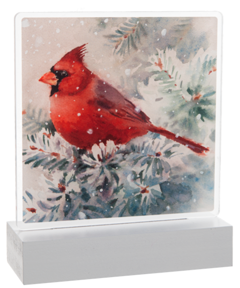 LED LIGHT UP CARDINAL TABLETOP DÉCOR – Copper Canyon Christmas